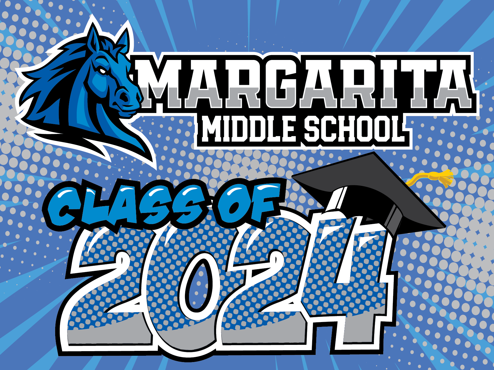 Margarita Middle School 8th Grade Graduation Yard Sign – Wolfpack ...